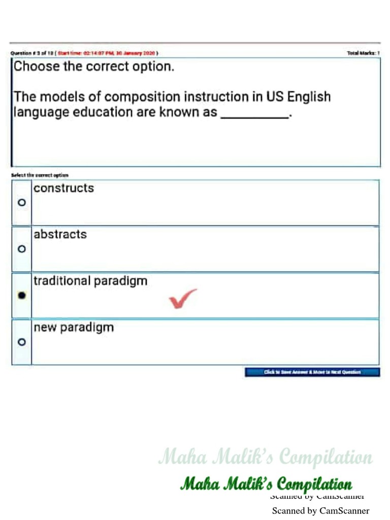 ENG515 Quiz 04 Lesson (36-38) | PDF