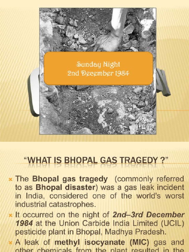 Bhopal Gas Tragedy | PDF