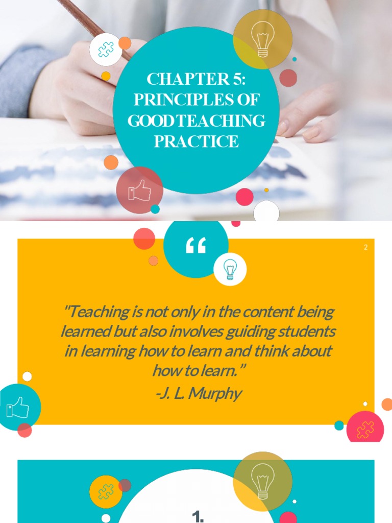 Principles of Good Teaching Practice | PDF | Learning | Teachers