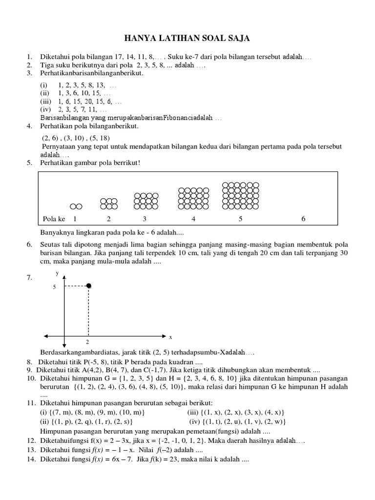 Latihan Soal Pas KLS 8 | PDF