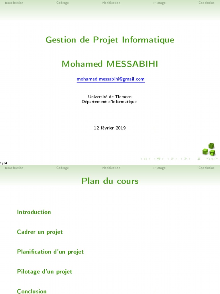 Cours Gestion de Projet | PDF