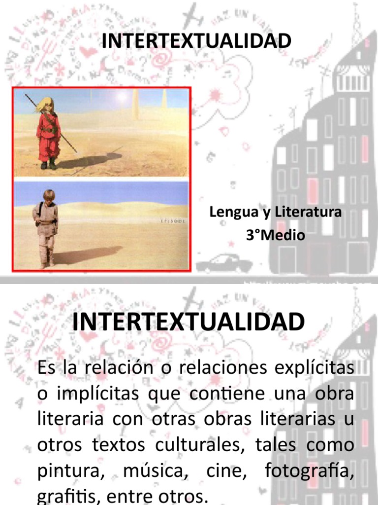 La Intertextualidad 3 Medio | PDF