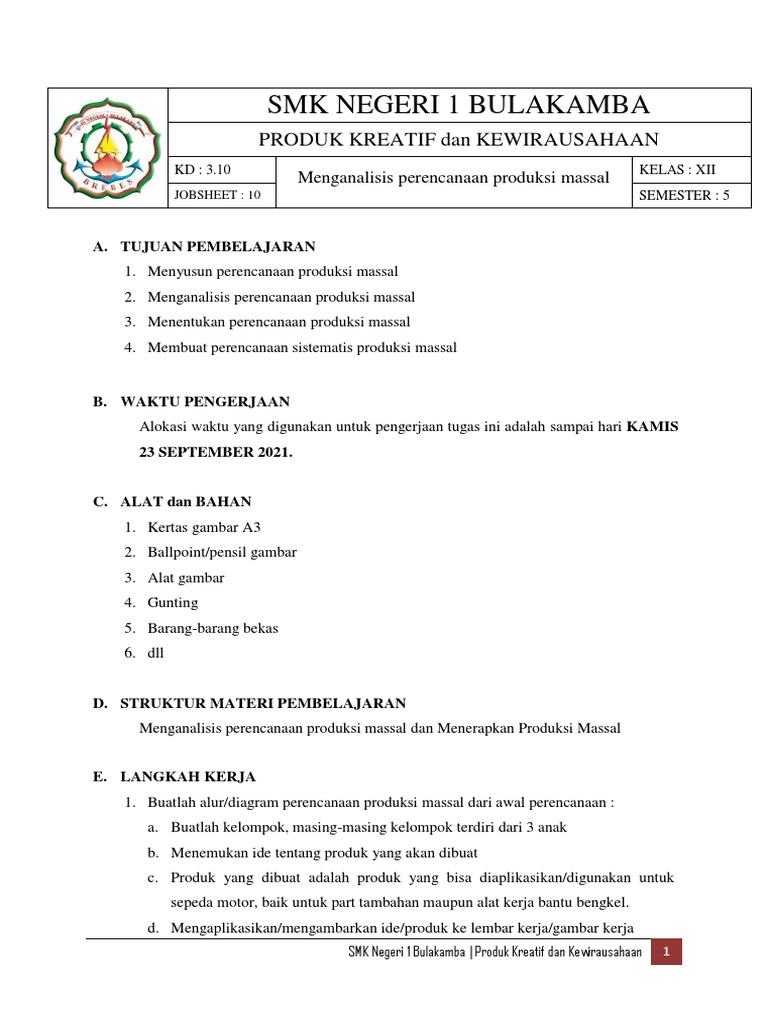 Jobsheet 10 | PDF