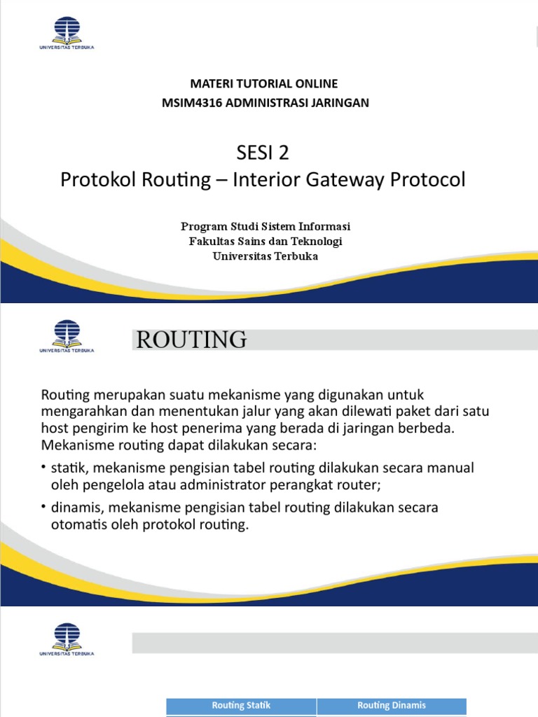 Protokol Routing RIP & OSPF | PDF
