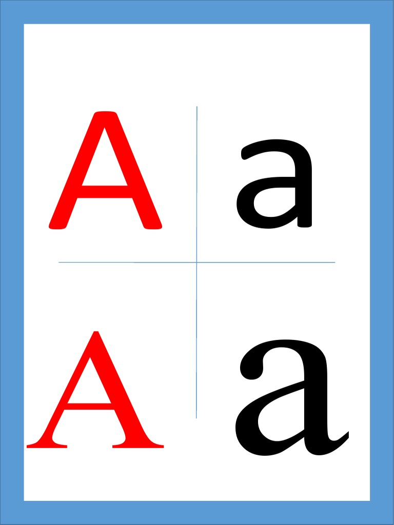 Tarjetas de Las Vocales | PDF