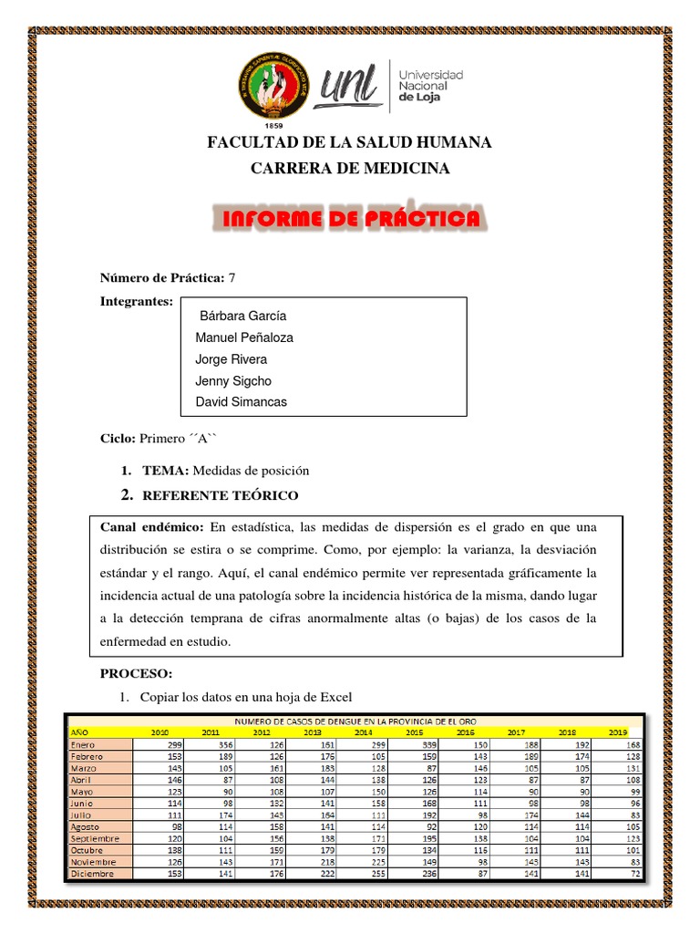 Informe de Practica N7 | PDF