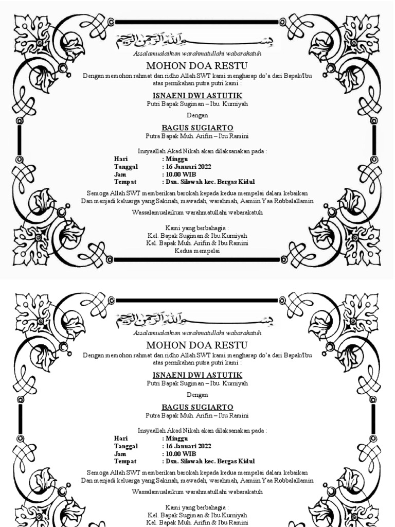 Assalamualaikum Warahmatullahi Wabarakatuh | PDF