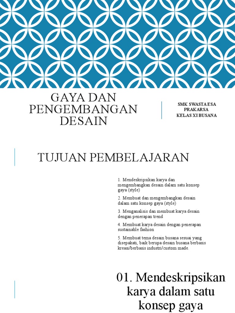 Gaya Dan Pengembangan Desain | PDF | Karier & Perkembangan | Gaya Hidup
