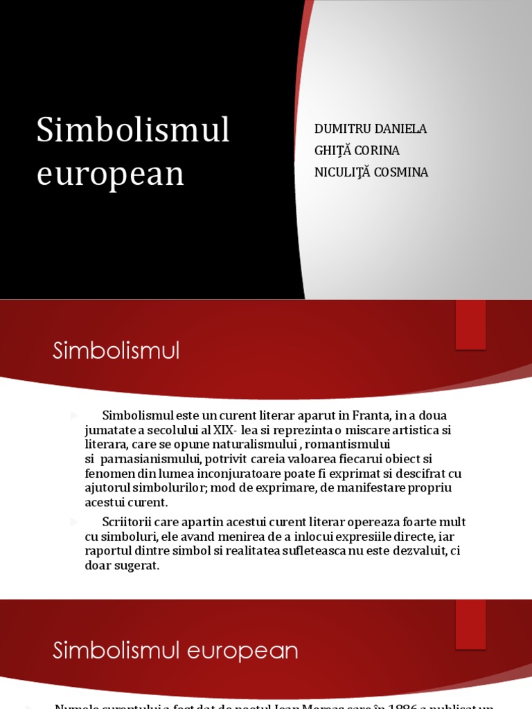 Simbolismul European | PDF