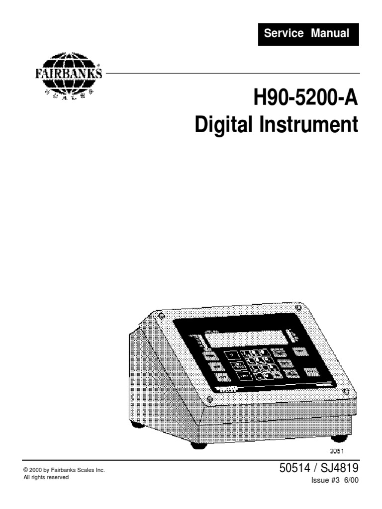 H90-5200-A Calibration Manual | PDF | Random Access Memory | Switch