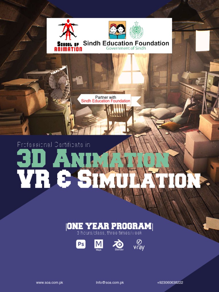 3d Animation VR & Simulation - Sef 1 Year Outline | PDF | 3 D Computer ...