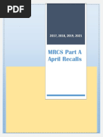 Lebanon Exams Mrcs Part A Sample Questions | PDF | Multiple Choice ...