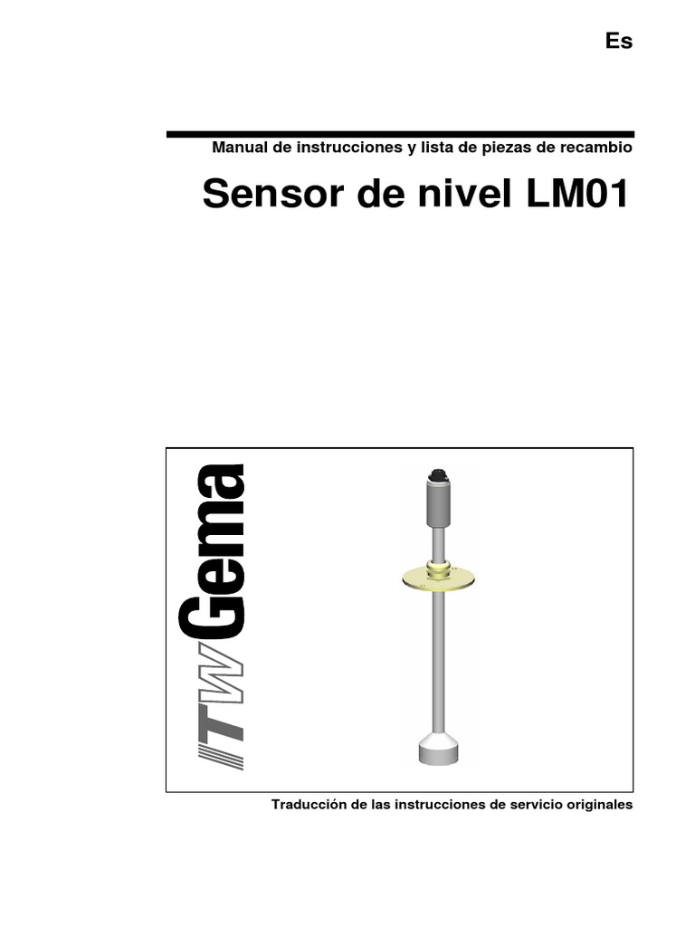 GEMA Sensor de Nivel LM01-Es | PDF