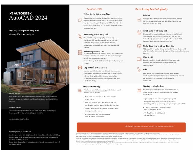 AutoCAD 2024 Brochure (VI) | PDF