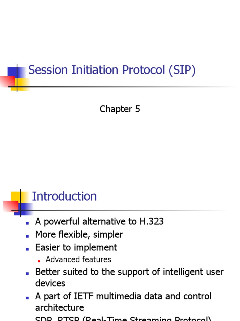 Session Initiation Protocol Sip | PDF | Session Initiation Protocol | Voice Over Ip