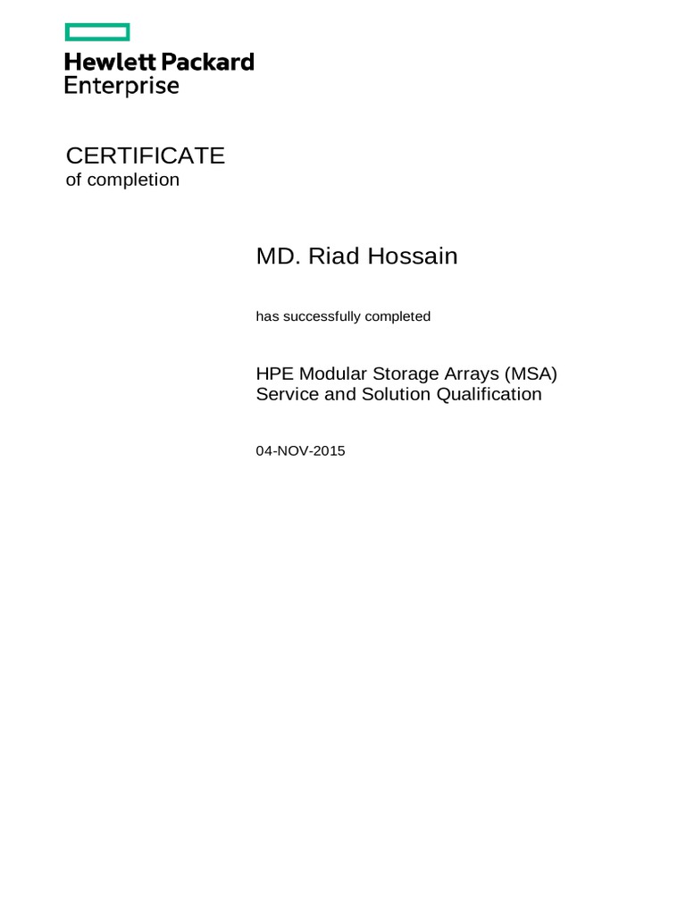 Dokumen - Tips Hpe Modular Storage Arrays Msa Service and Solution ...