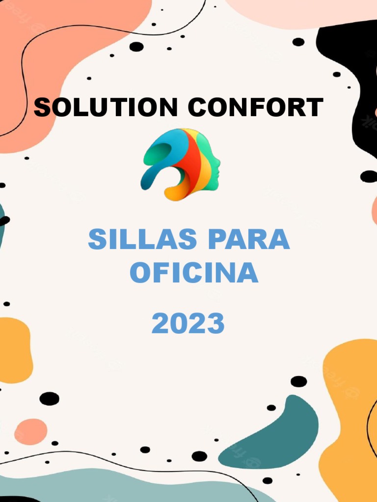 Catalogo de Sillas Solution Confort 2023 | PDF