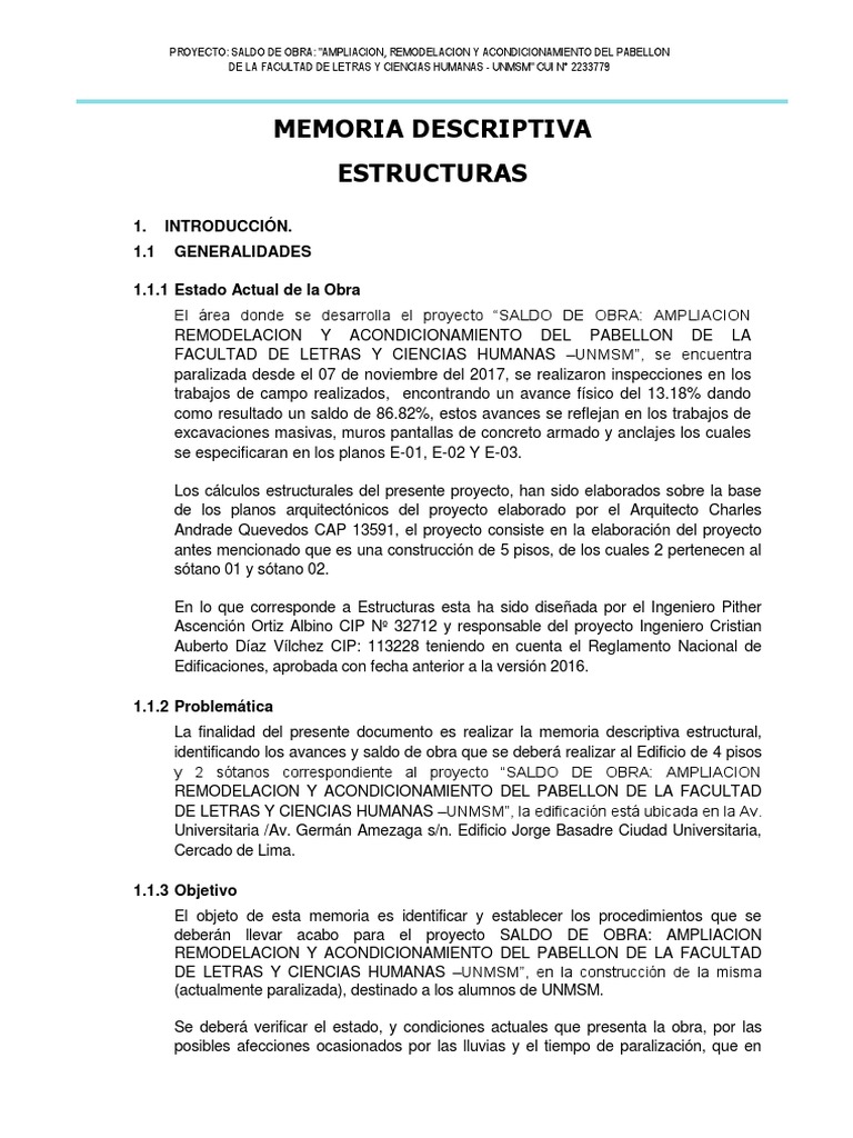 M.D. Estructuras | PDF