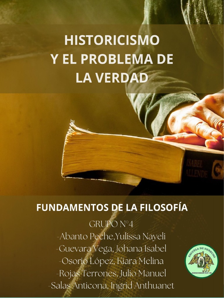 Historicismo y El Problema de La Verdad | PDF | Verdad | Conocimiento