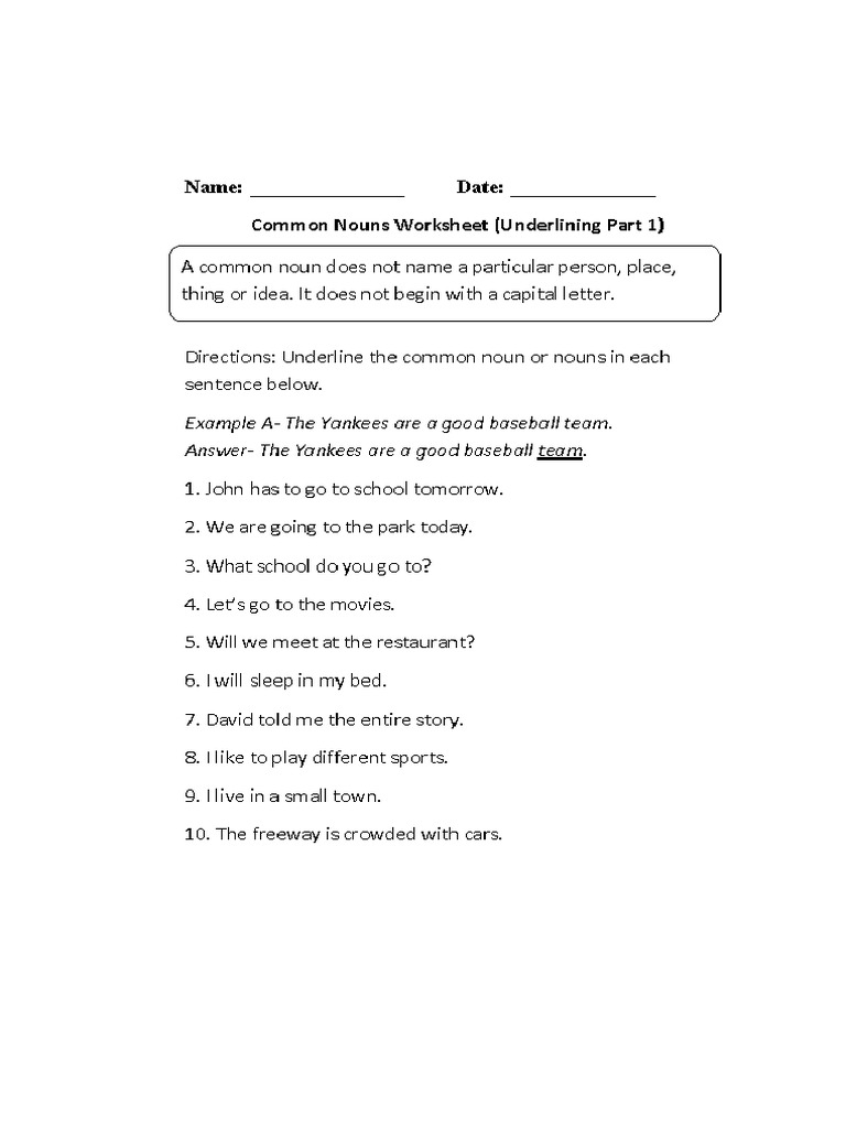 Collective and Abstract Nouns | PDF