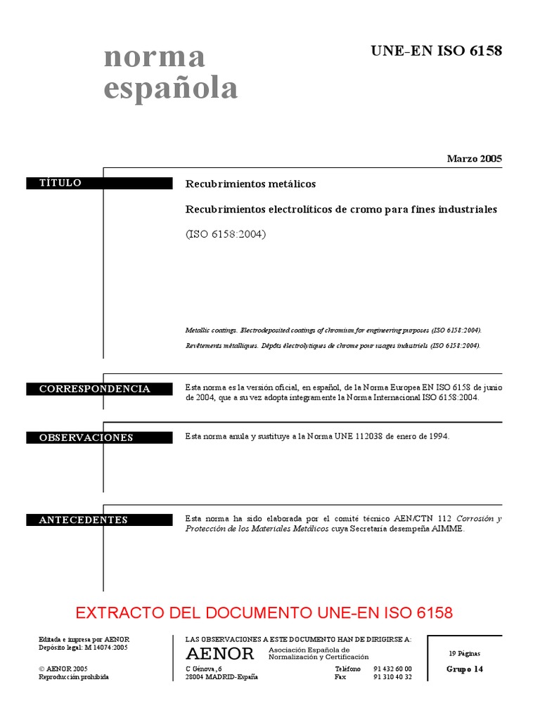 (Ex) Une-En Iso 6158 2005 | PDF