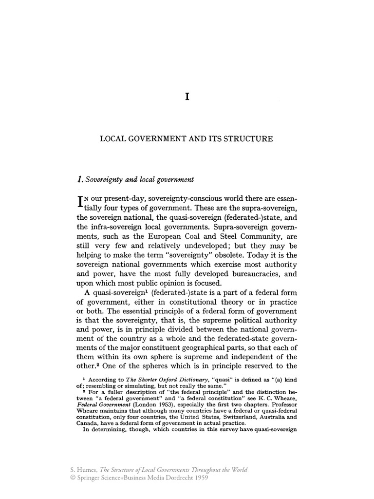 Sovereignty and Local Government | Download Free PDF | Sovereignty ...