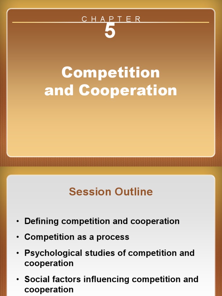 Lecture Slides Chapter 5 Competition and Cooperation | Competition ...