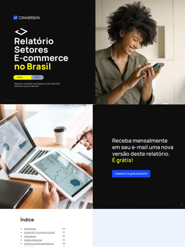 Relatorio E Commerce Brasil Julho 23 | PDF | E-commerce | Aplicativo para celular