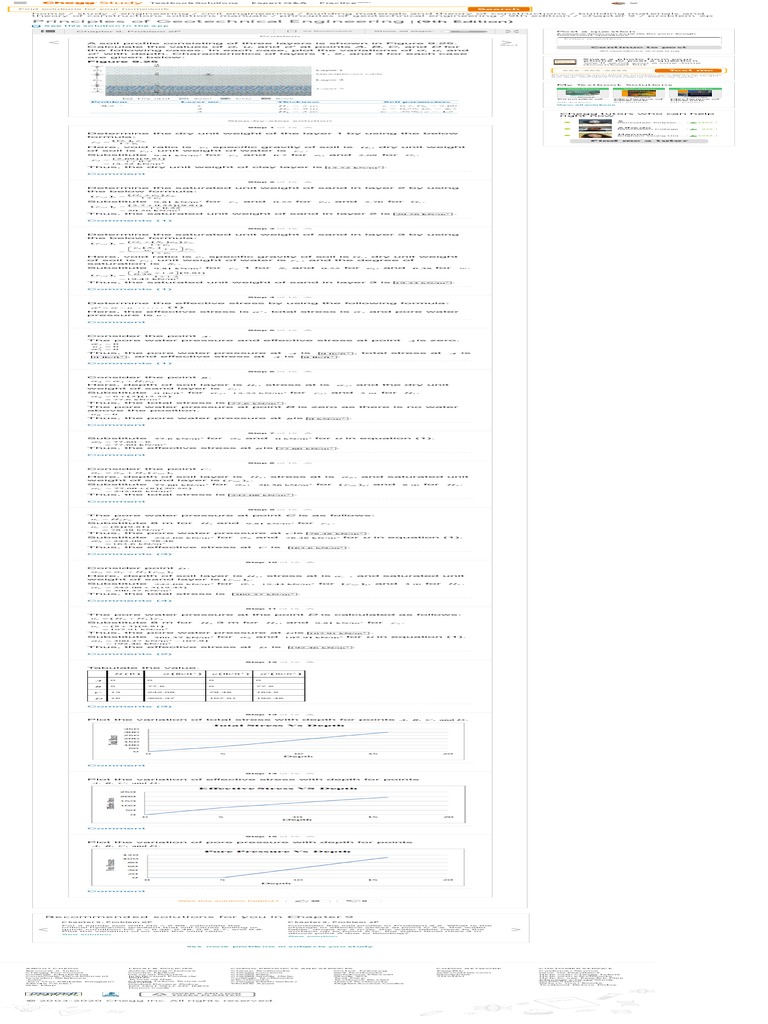 Solved A Soil Profile Consisting of Three Layers Is Shown in F... Chegg - Com 2 | PDF | Porosity ...