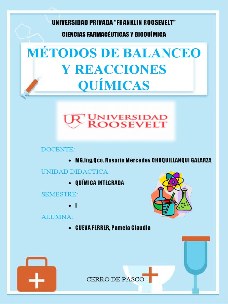 Balanceo y Reacciones Químicas | PDF | Ciencia y matemáticas