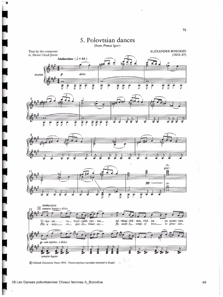 Polovtsian Dances | PDF