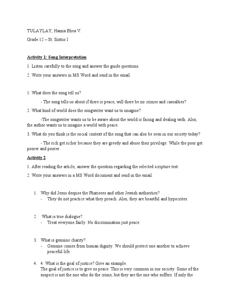 Reflection Week 3 Theology | PDF | Self-Improvement