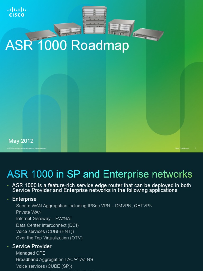 Cisco Tech Update 6-Asr1k-Roadmap | PDF | Virtual Private Network ...