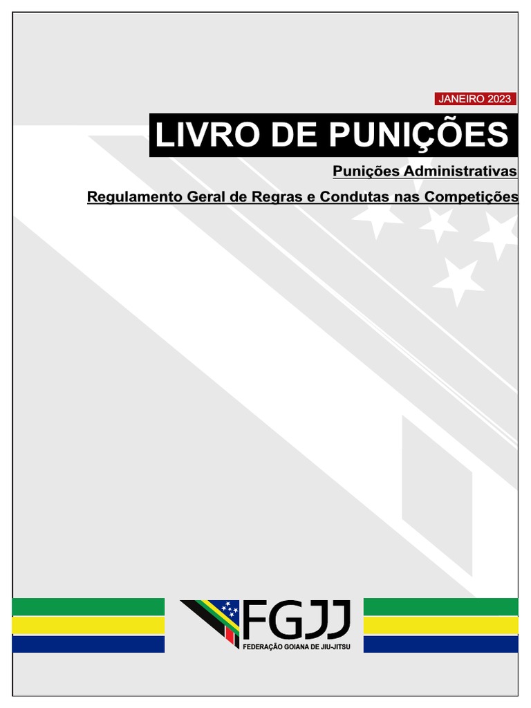 Livro de Punicoes Da FGJJ Oficial 2023 - 6hhrlqo | PDF