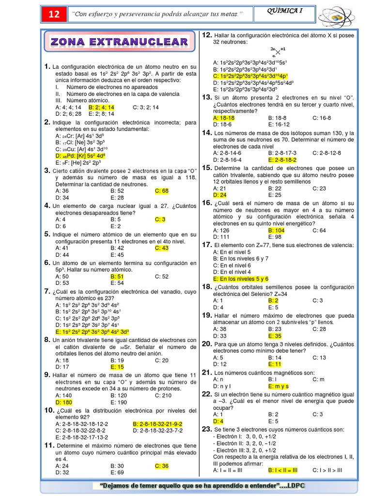 Zona Extranuclear Con Claves | PDF