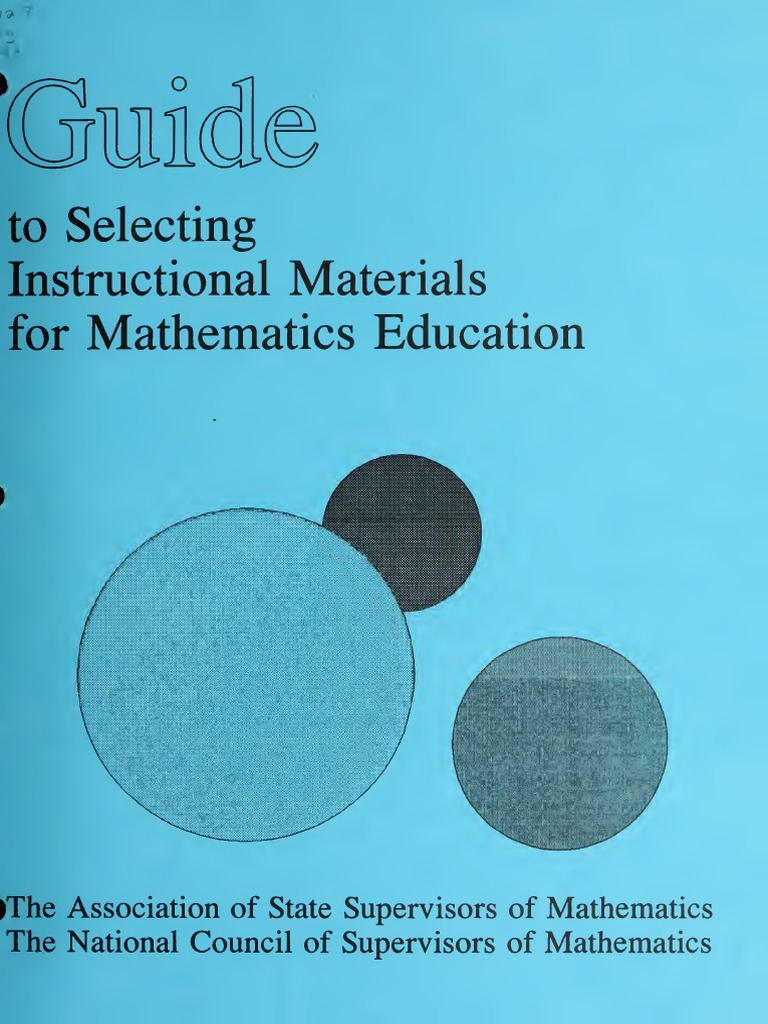 Selecting High-Quality Math Materials | PDF | Mathematics | Educational ...