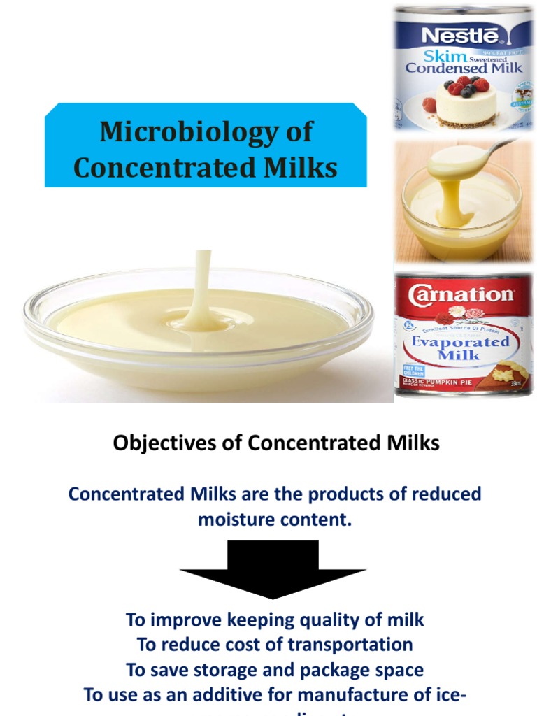Microbiology of Condensed and Evaporated Milk | PDF | Milk | Bacteria