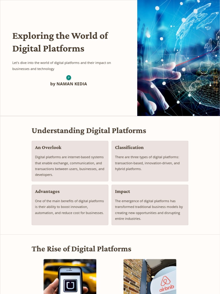 digital platforms | PDF