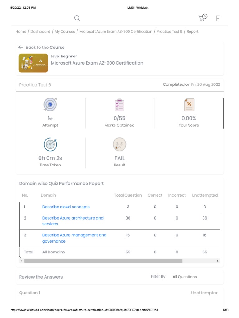 Az 900 Practice Test 6 Pdf Microsoft Azure Cloud Computing