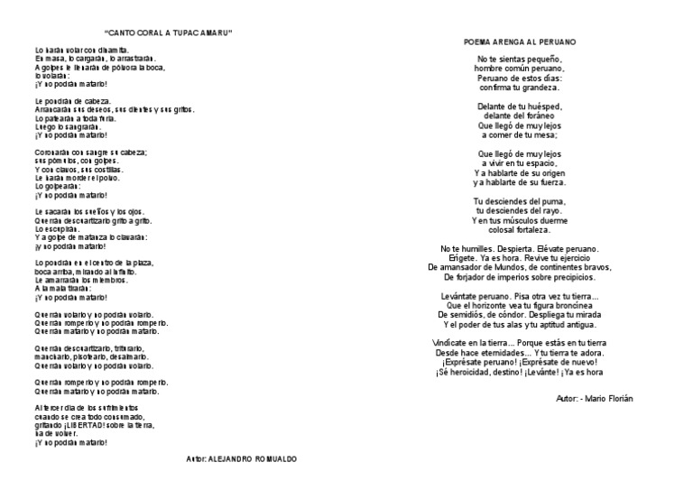 Poemas Para Declamar Pdf