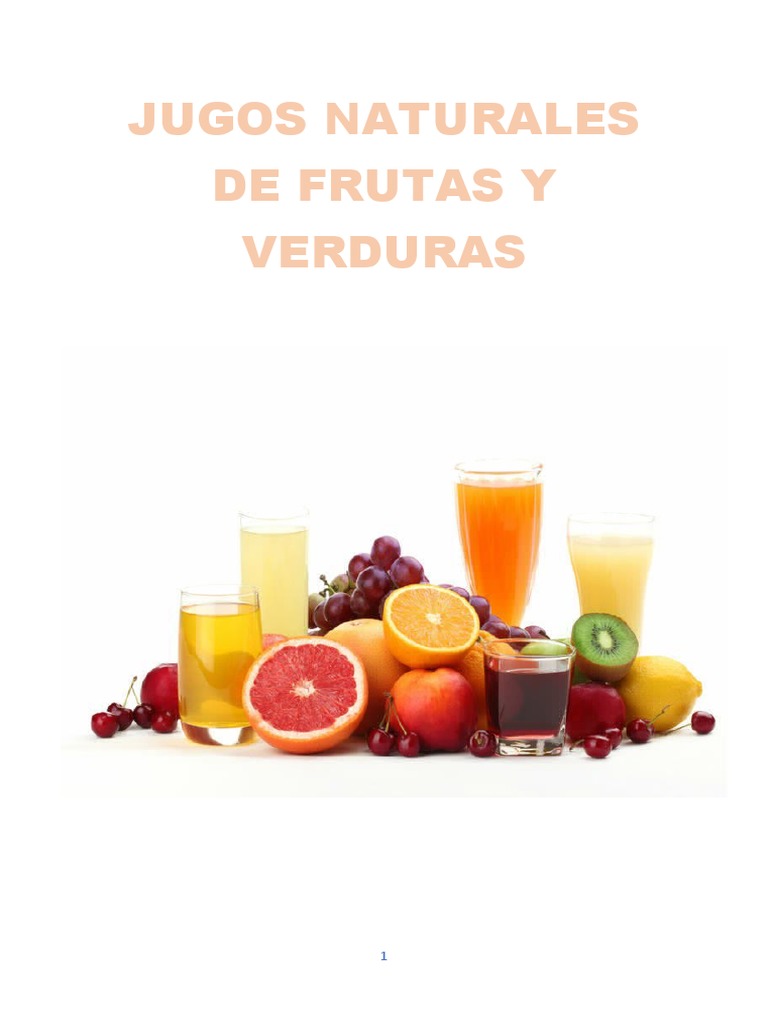 JUGOS | PDF | Alimentos | Té