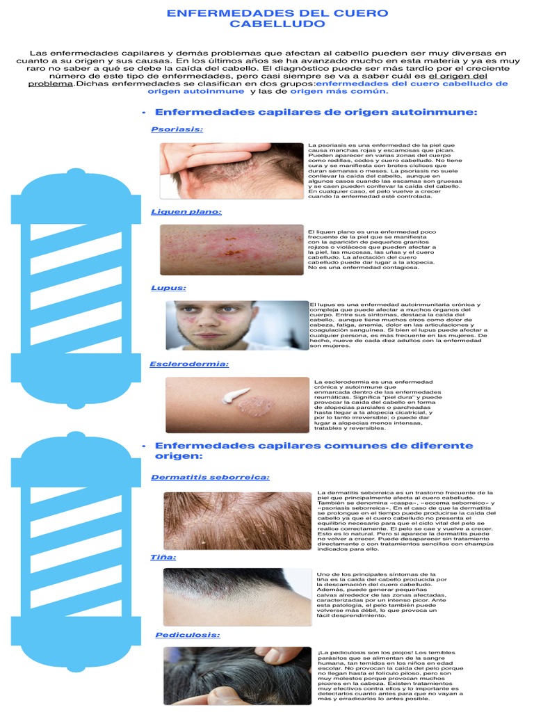 Enfermedades Del Cuero Cabelludo | PDF