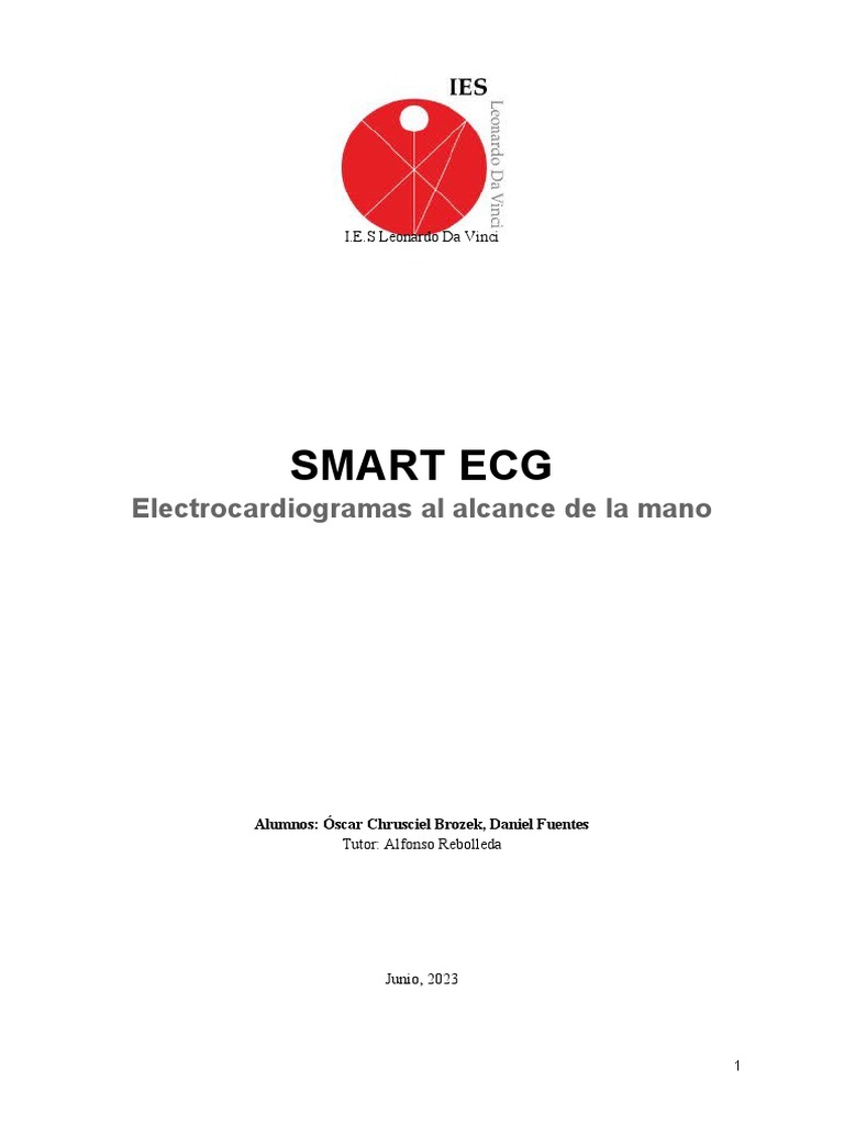 Memoria Smart Ecg | PDF | Interfaz de usuario | Script Java