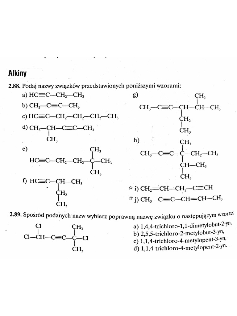 alkiny zadania chemia 2023 matura | PDF