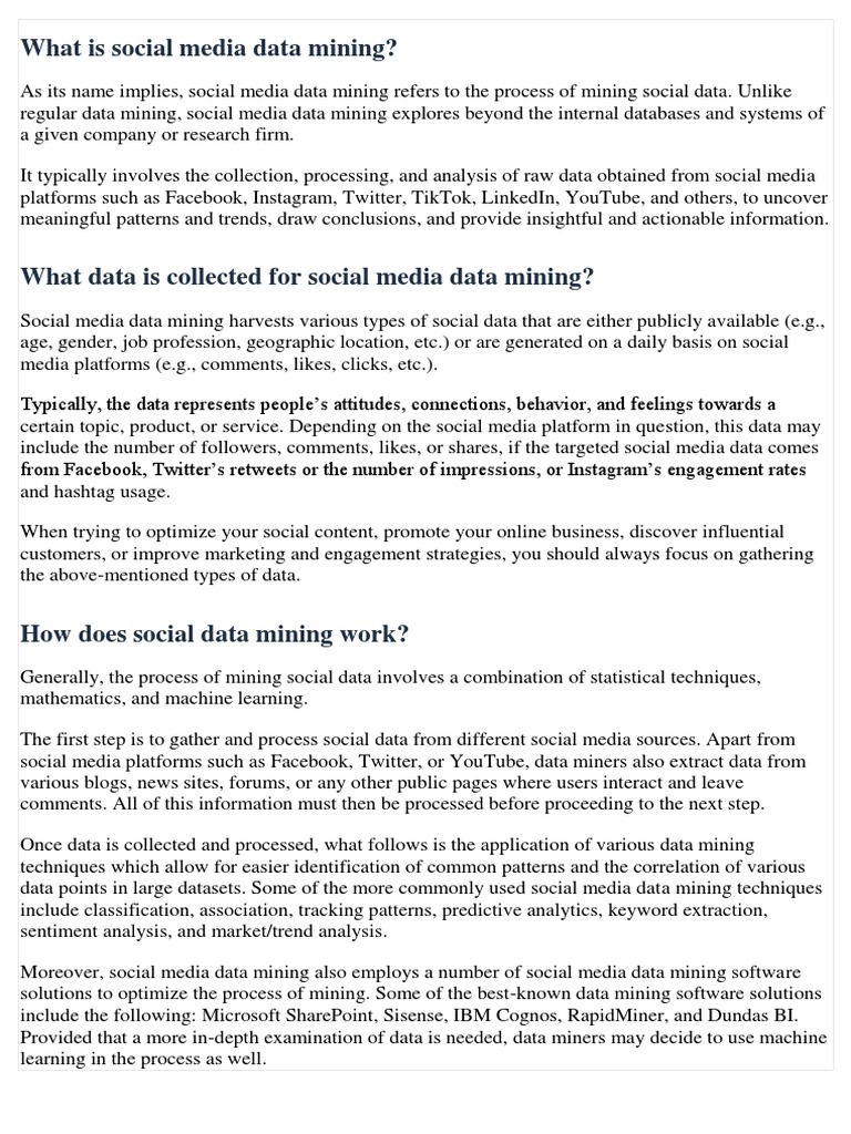 BIG DATA Unit V | PDF