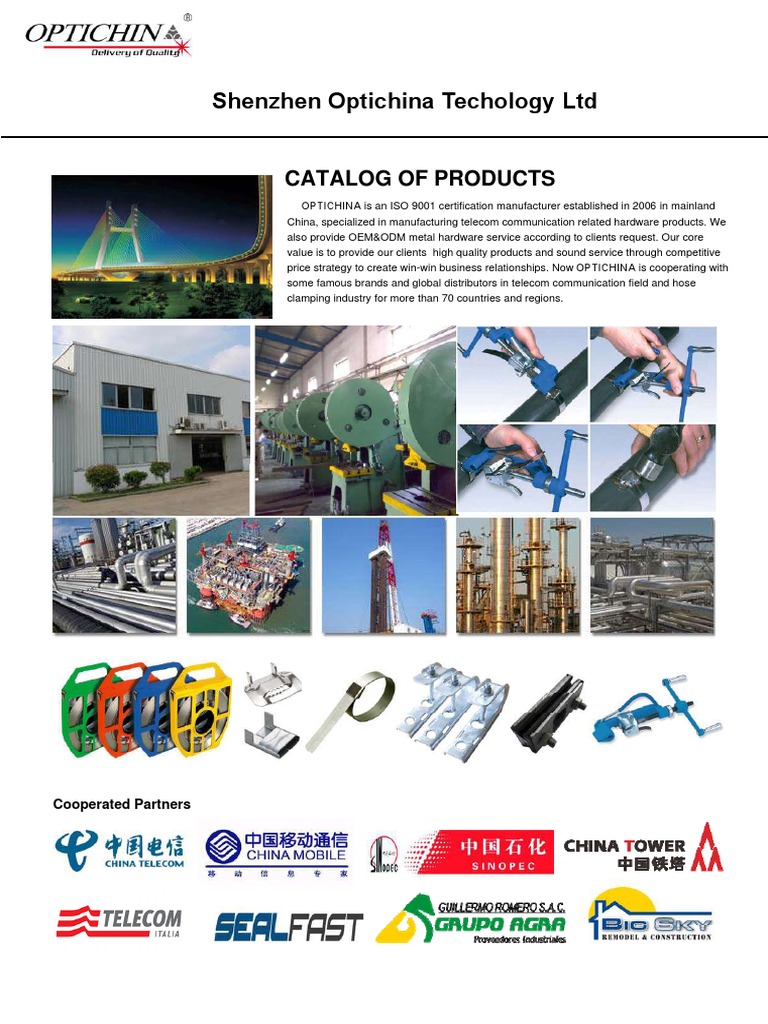 Telecom Hardware & Clamps Manufacturer | PDF