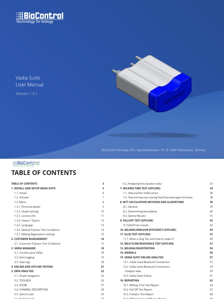 VADIA Suite User Manual Overview | PDF | Microsoft Windows | Computer File
