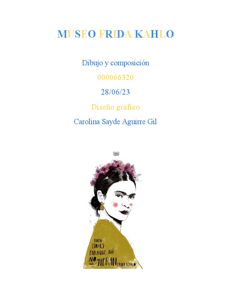 Experiencia en el Museo Frida Kahlo | PDF | Amor | Museo
