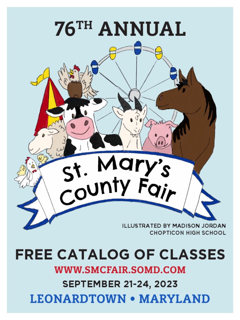 2023 St. Mary's County Fair Catalog | PDF | Waste | Home Appliance