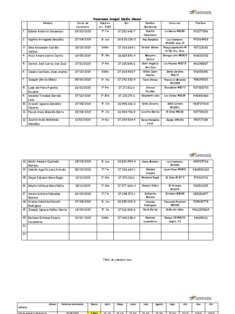 Medio Menor 2022 | PDF